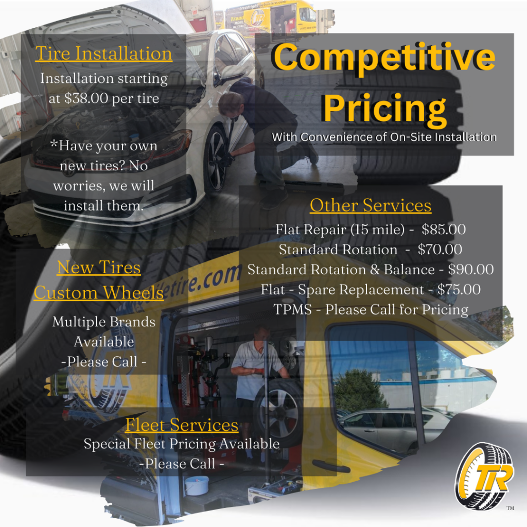 TreadRight Mobile Tire - Pricing & Promotions